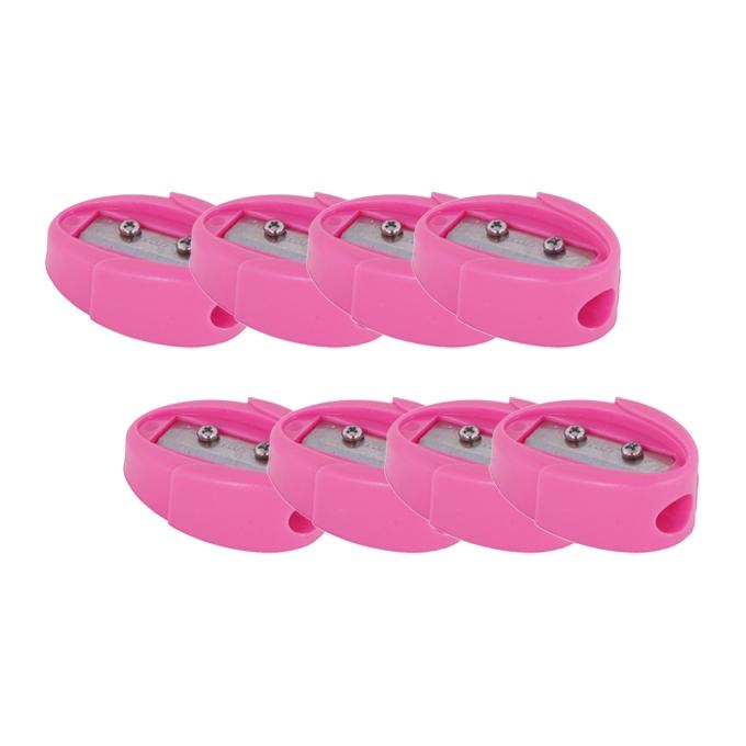 Hot Pink Sharpeners Cutter - 8 Pcs | Daraz.com.bd