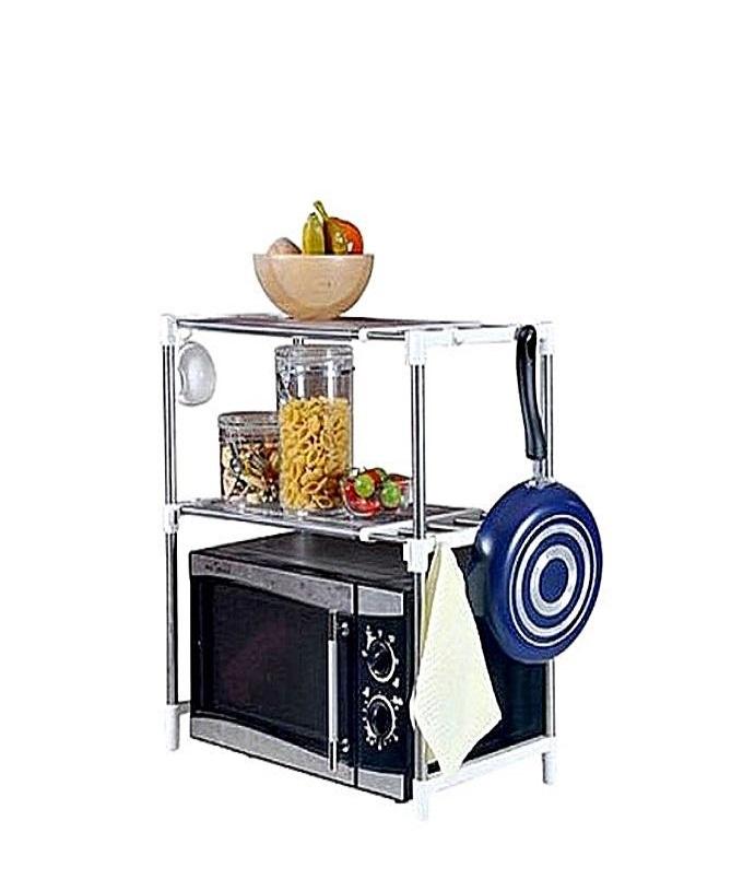 Exclusive Stainless Steel Microwave Oven Storage Racks | Daraz.com.bd
