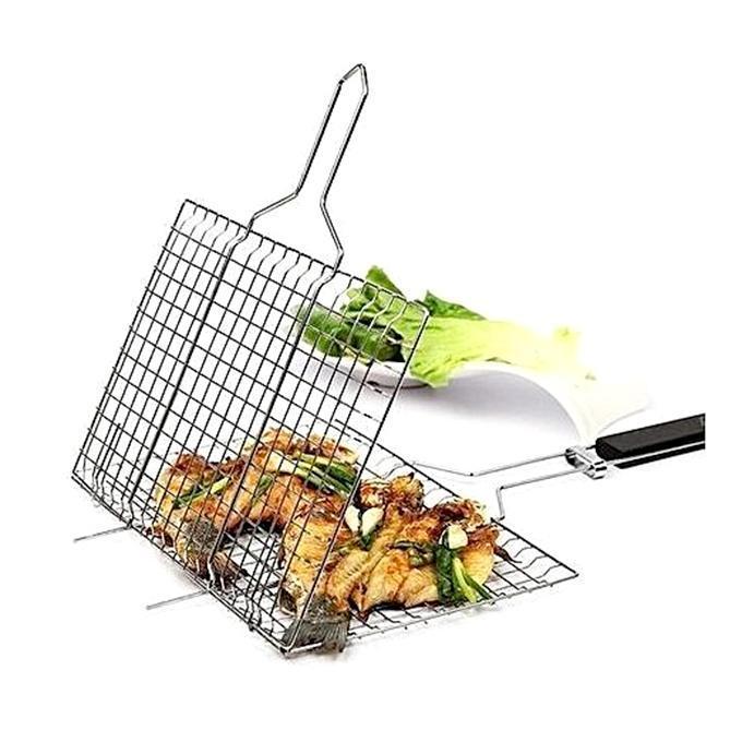 BBQ Net Holder Clip - Silver | Daraz.com.bd