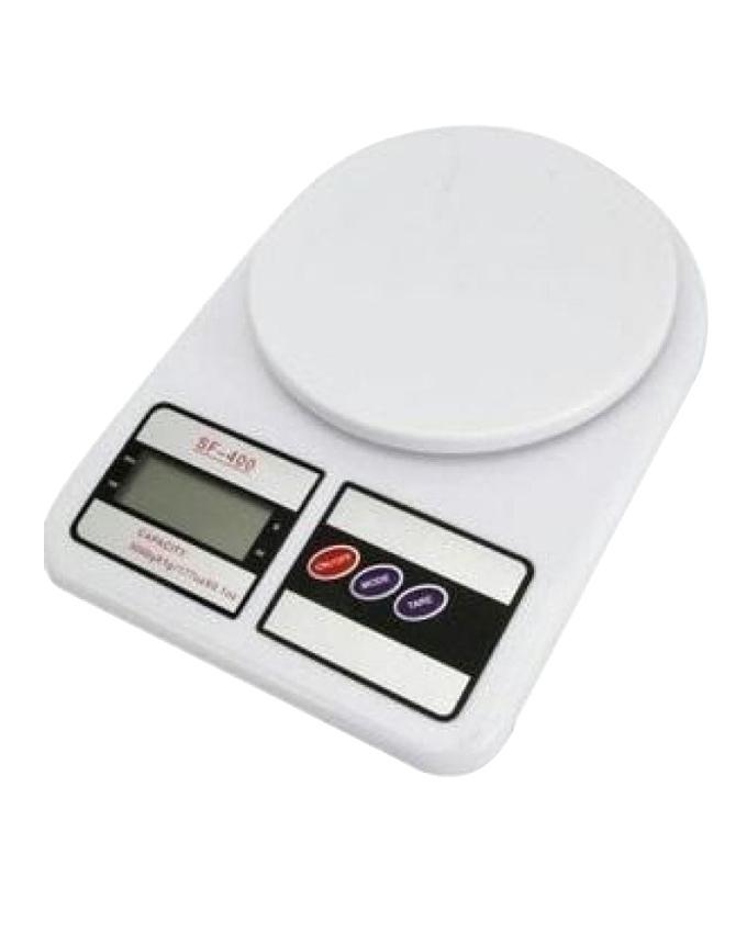 Digital Kitchen Scale 5 KG - White | Daraz.com.bd