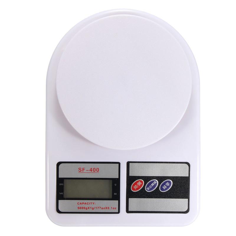 Digital Kitchen Scale 5 KG - White | Daraz.com.bd