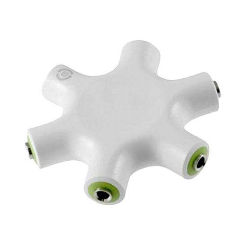 5-Way Headphone Splitter (35mm) - White | Daraz.com.bd