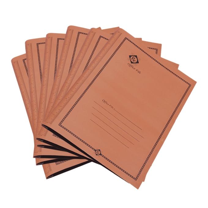 Paper Record File - 6 Pcs - Brown | Daraz.com.bd