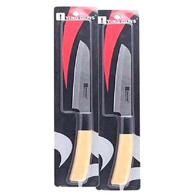 Kitchen knife 2 Pieces - Brown | Daraz.com.bd