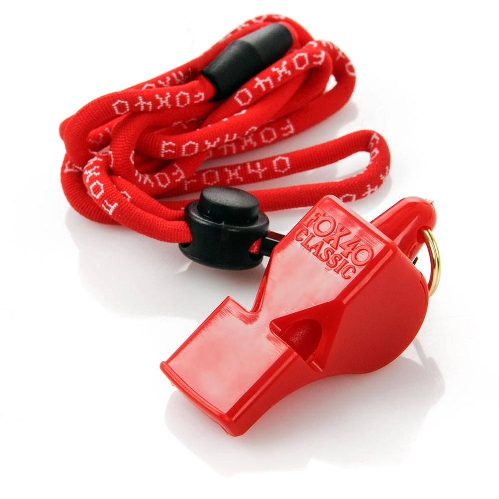 Fox 40 Classic Plastic Sports Referee Whistle - Red | Daraz.com.bd