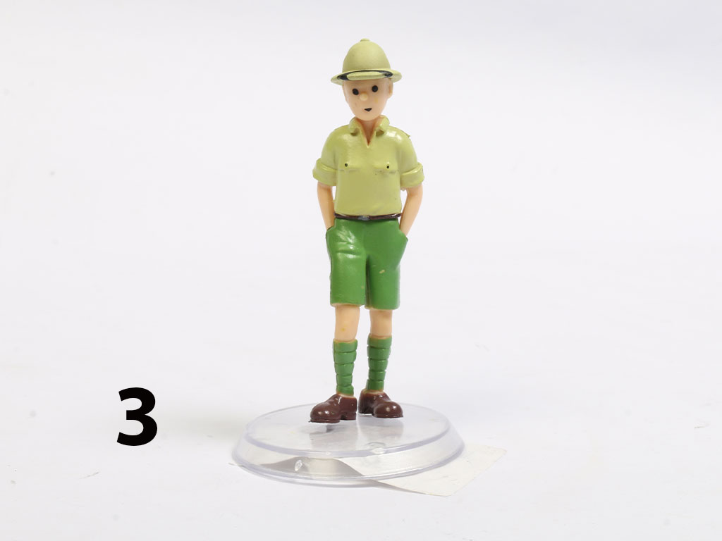 Tintin action figure collectible set with captain haddock, professor ...