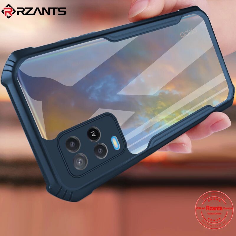 Oppo F19 Pro / Oppo A94 - Hard Case Back Cover Transparent Silica Gel ...