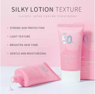 Laikou Japan Sakura Face Sunscreen SPF50 PA+++ 50gm