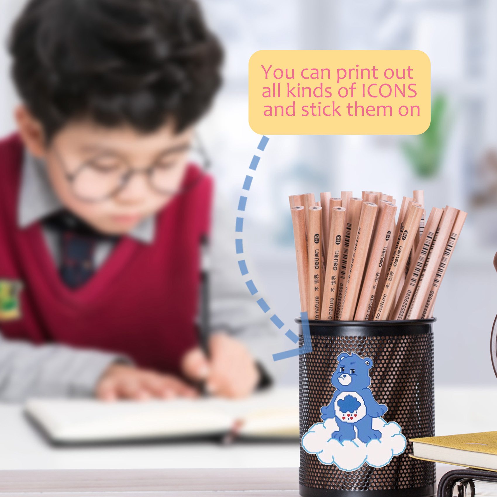 FORIDE Premium Printable Waterproof Vinyl Sticker Paper for Inkjet and ...