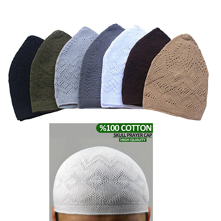3 pcs Prayer Caps Namaz Tupi Muslim - Cap | Daraz.com.bd