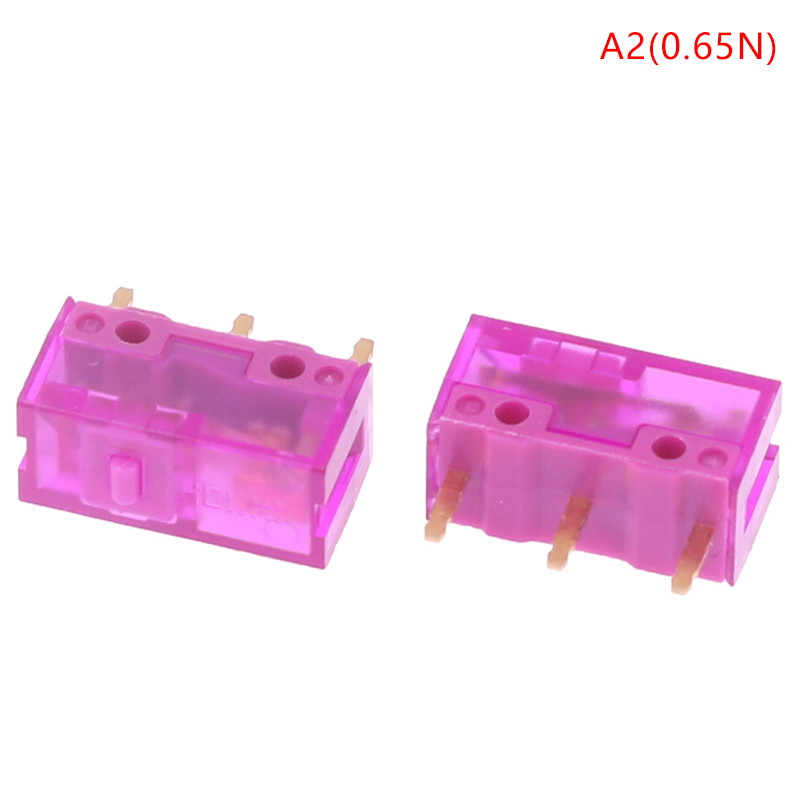 2pcs Dustproof Mouse Micro Switch 3Pin Gold Contactor 150 Millions ...