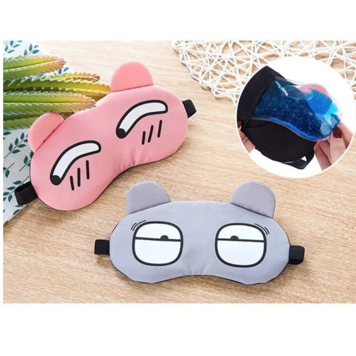 Cotton Cartoon Eye Cover Sleeping Aid eyepad Creative Eyepatch Sleep ...