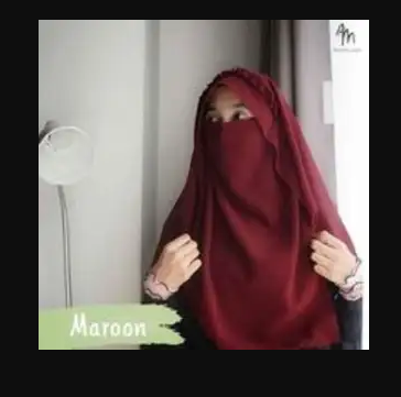 Nicab Muslim Hijab 2 Layers Face Cover Hijab Niqab | Daraz.com.bd