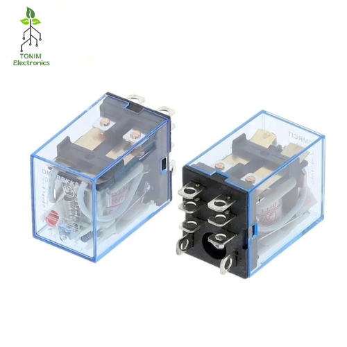 8 pin AC 220V/240V-5A Coil 8 Pin DPDT Power Electromagnetic Relay ...