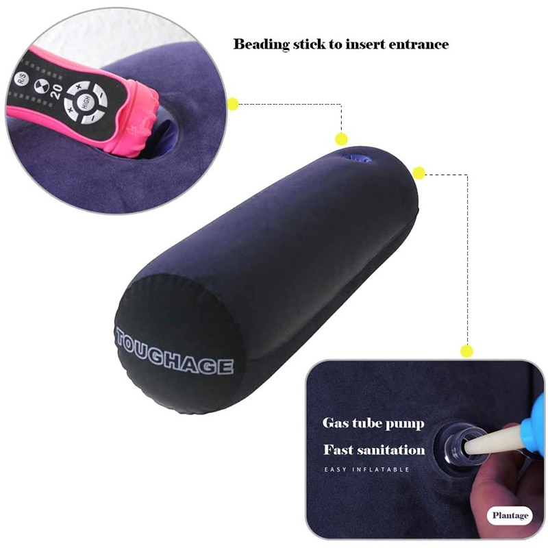Inflatable Wedge Pillow Men Women Love Positions Air Blow Cushion ...