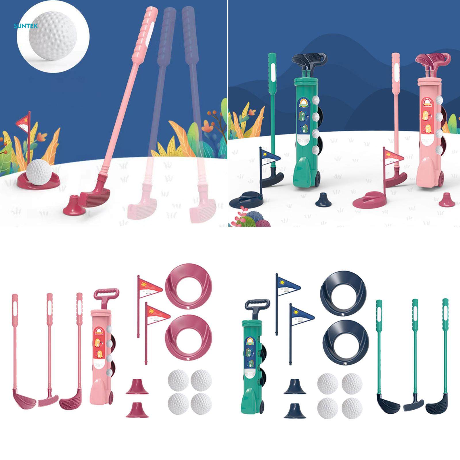 Preschool Early Educational Children Golf Training Mini Golf Clubs Set ...