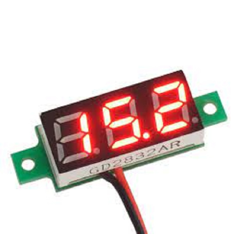 LED Display Mini 0.28 inch DC 0 -100V Digital Voltmeter 100V Volt