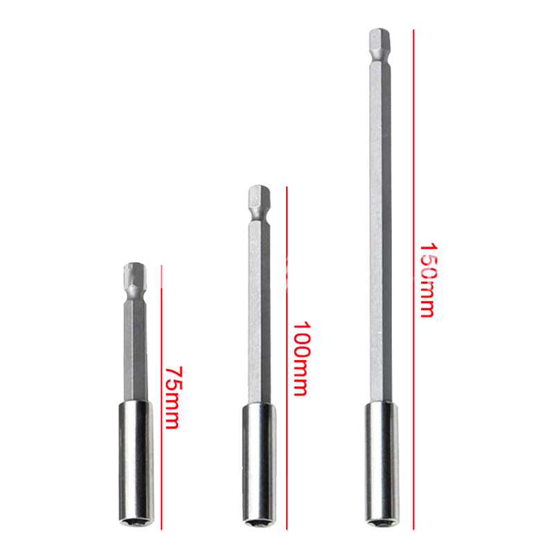 Hexagonal Handle Extended Connecting Rod Magnetic Screw Bits Extension ...