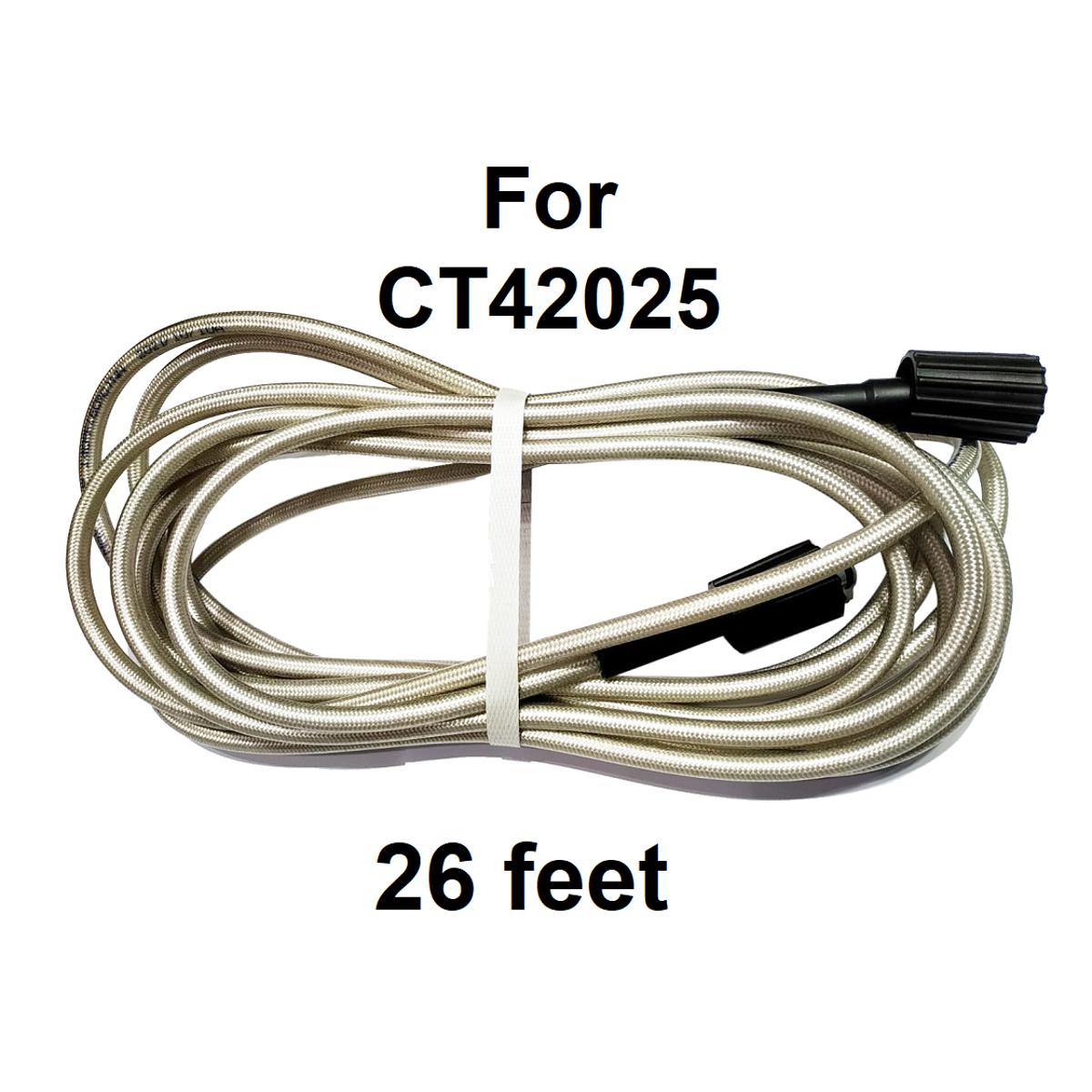26 feet Pressure Hose Assembly for CT42025 CROWN High Pressure Washer ...