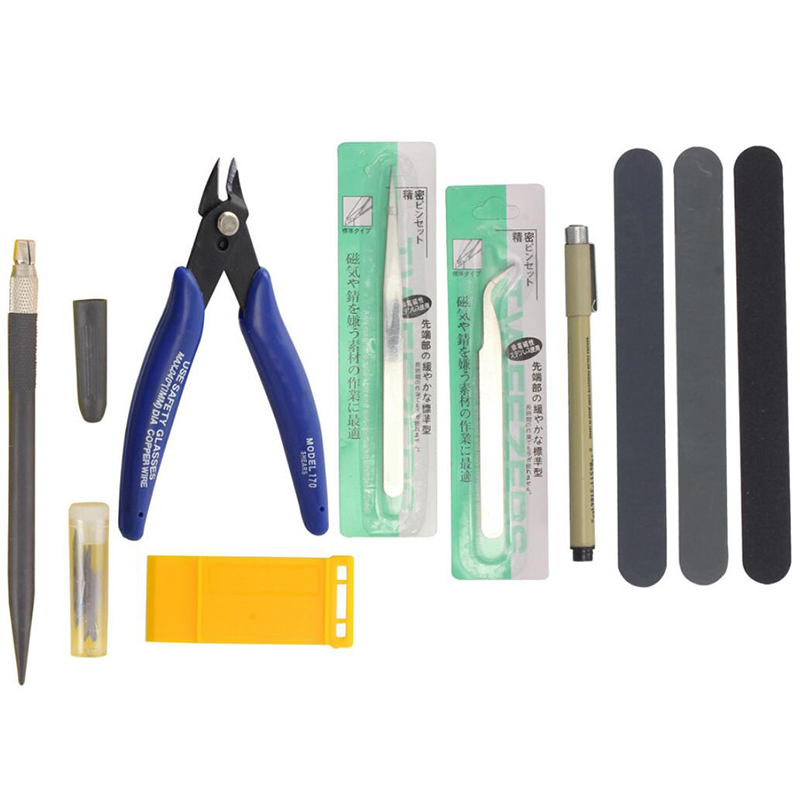 Model Tools Kit Modeler Basic Tools Craft Set Hobby Building Tools Kit ...