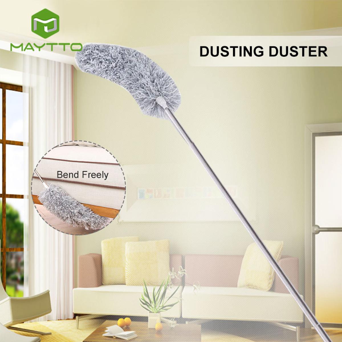 MAYTTO 88-280cm Dusting Duster Extendable Microfiber Dusting Duster ...