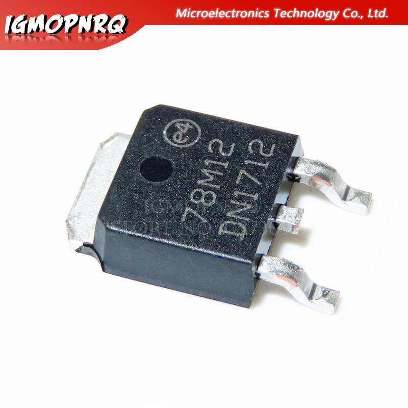A CLASS SMD 78M12 LM7812 IC L7812C2T LM7812 Voltage Regulator IC 12V 1 ...