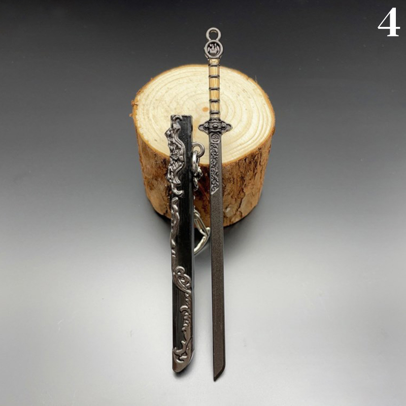 Mini Sword With Sheath China Ancient Sword Zinc Alloy Tang Hengdao Han ...