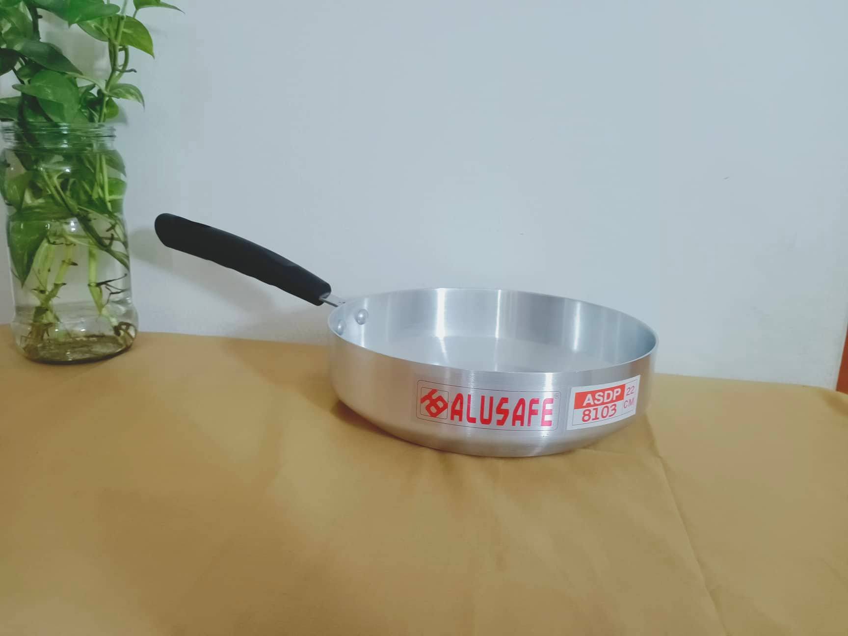 Pakistani Alusafe Cookware Pan 22cm Deep Flat Multi Pan Fry Pan. Gift ...