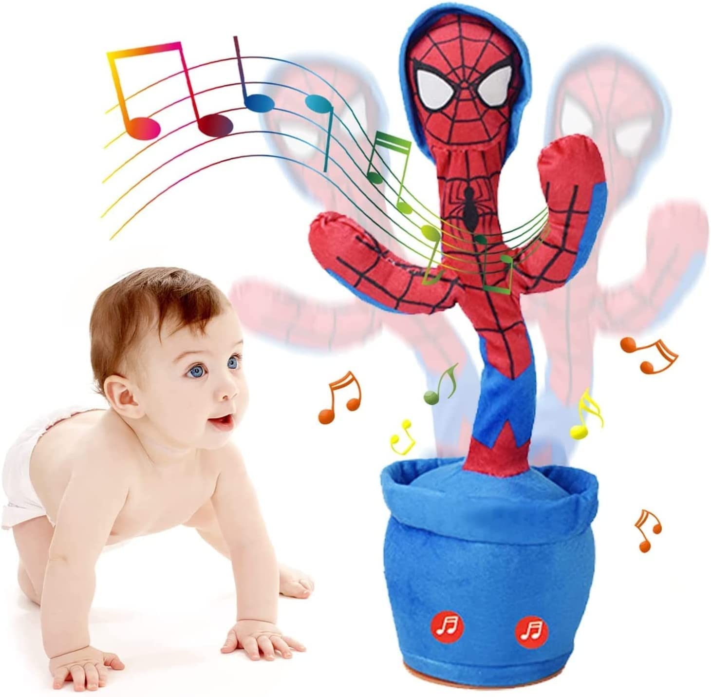 Talking Spiderman Dancing Cactus toy for Kids Daraz .bd