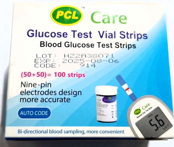 PCL Care Glucose Test Vial Strips 50 pcs | Daraz.com.bd