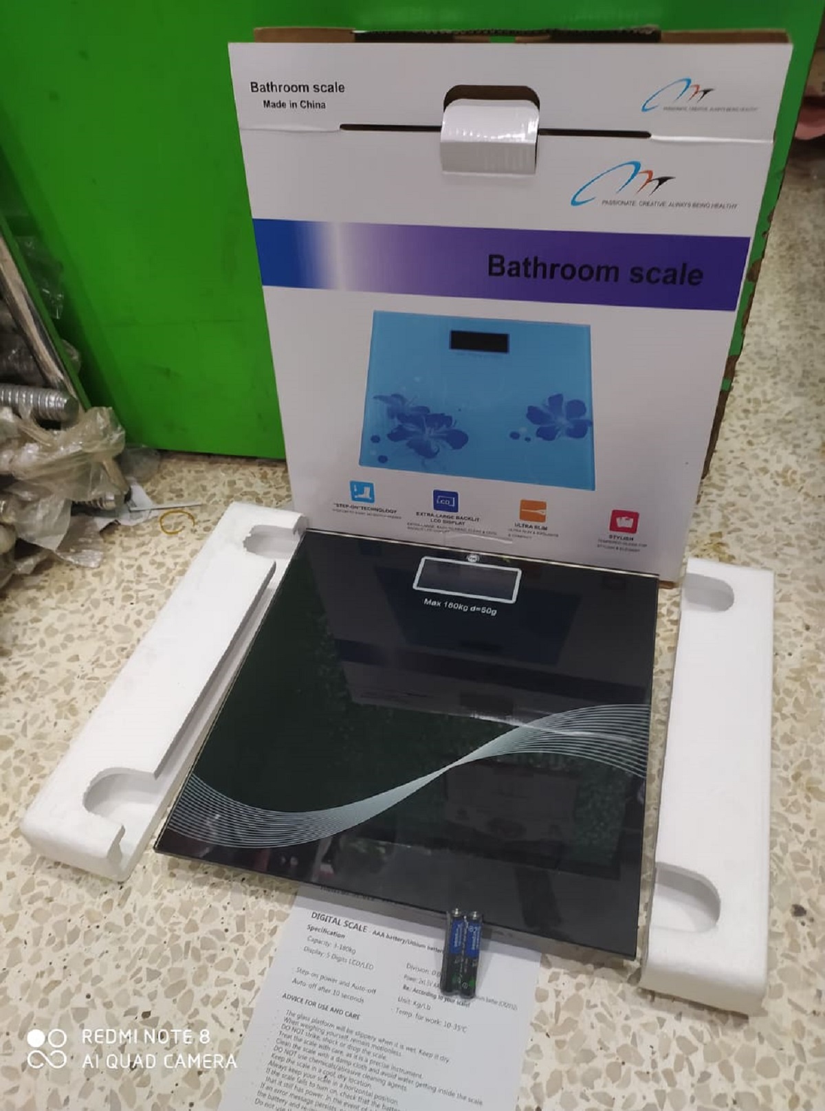 Digital Weight Scale - Black | Daraz.com.bd