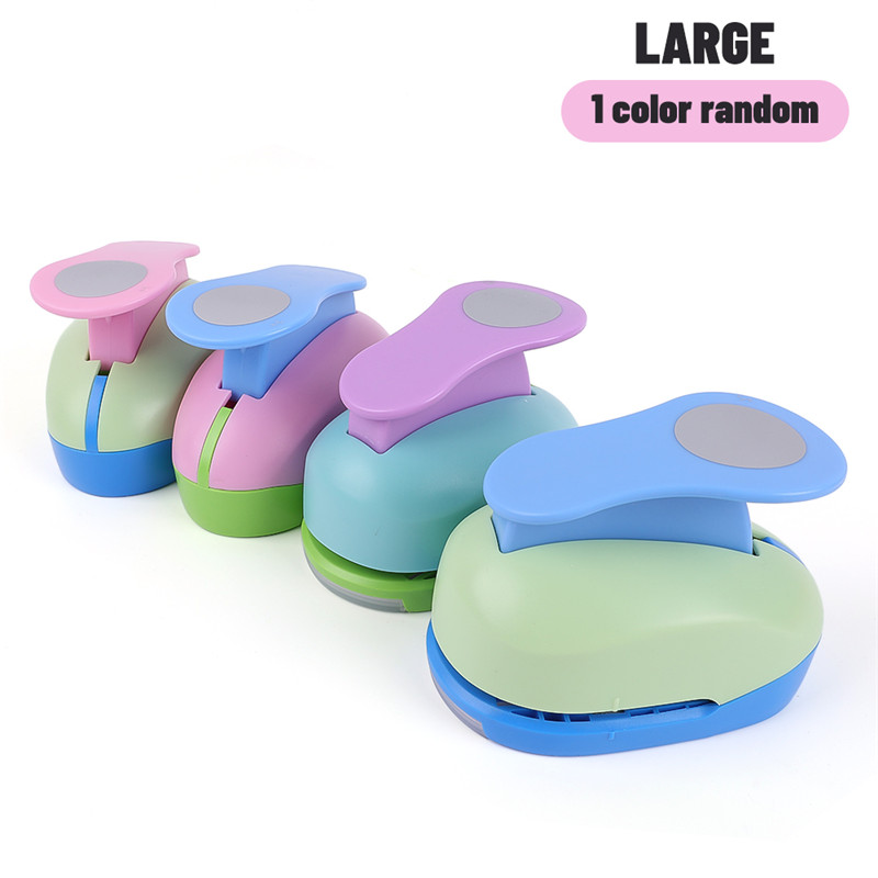 Manual DIY Paper Cutter Punch Round Hole Embossing Device Children ...