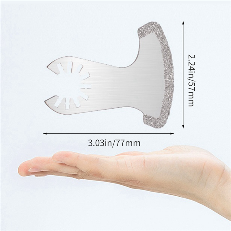 12Pcs Diamond Oscillating Tool Blades Precise For Grout Removal And ...