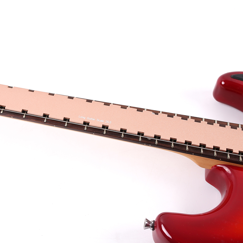 Guitar Neck Luthier Notched Straight Fretboard Edge Fret Ruler Aluminum ...