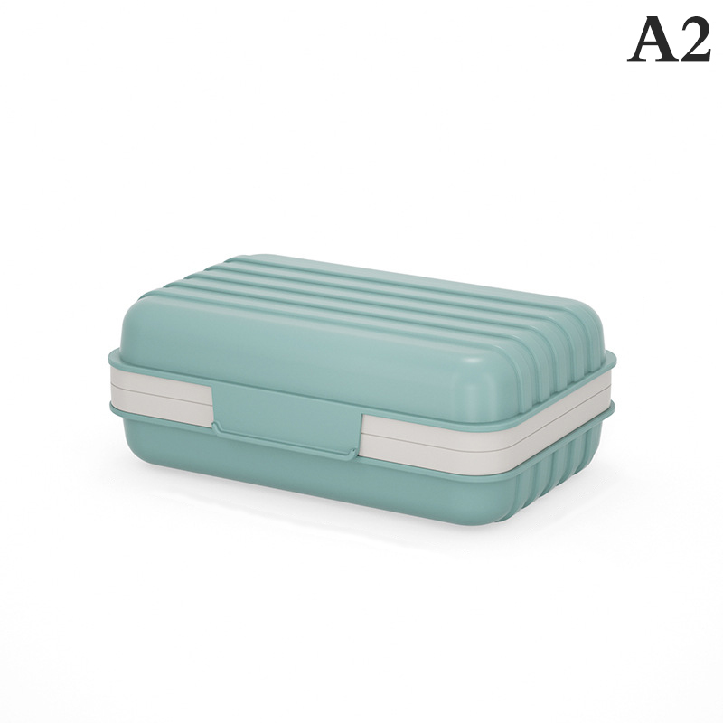 Portable Soap Dishes Bathroom Soap Dish With Lid Home Plastic Soap Box ...