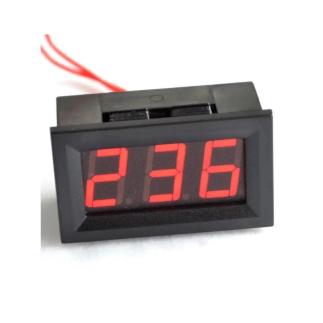 AC 70-500V 0.56" LED Digital Voltmeter Voltage Meter RED Display ...