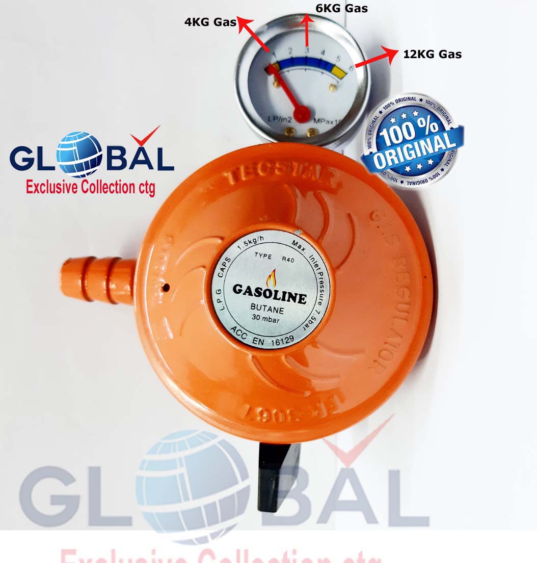 LPG 22 mm Gas Regulator With Meter Display | Daraz.com.bd