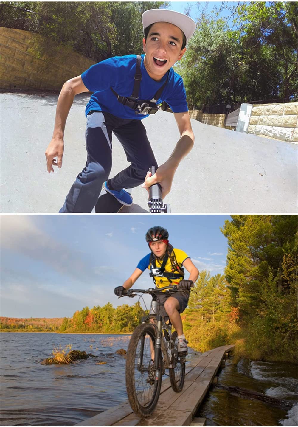 Book Mount Strap for Mobile Smartphone and Action Camera - Effortlessly Capture Your Vlogs and ...