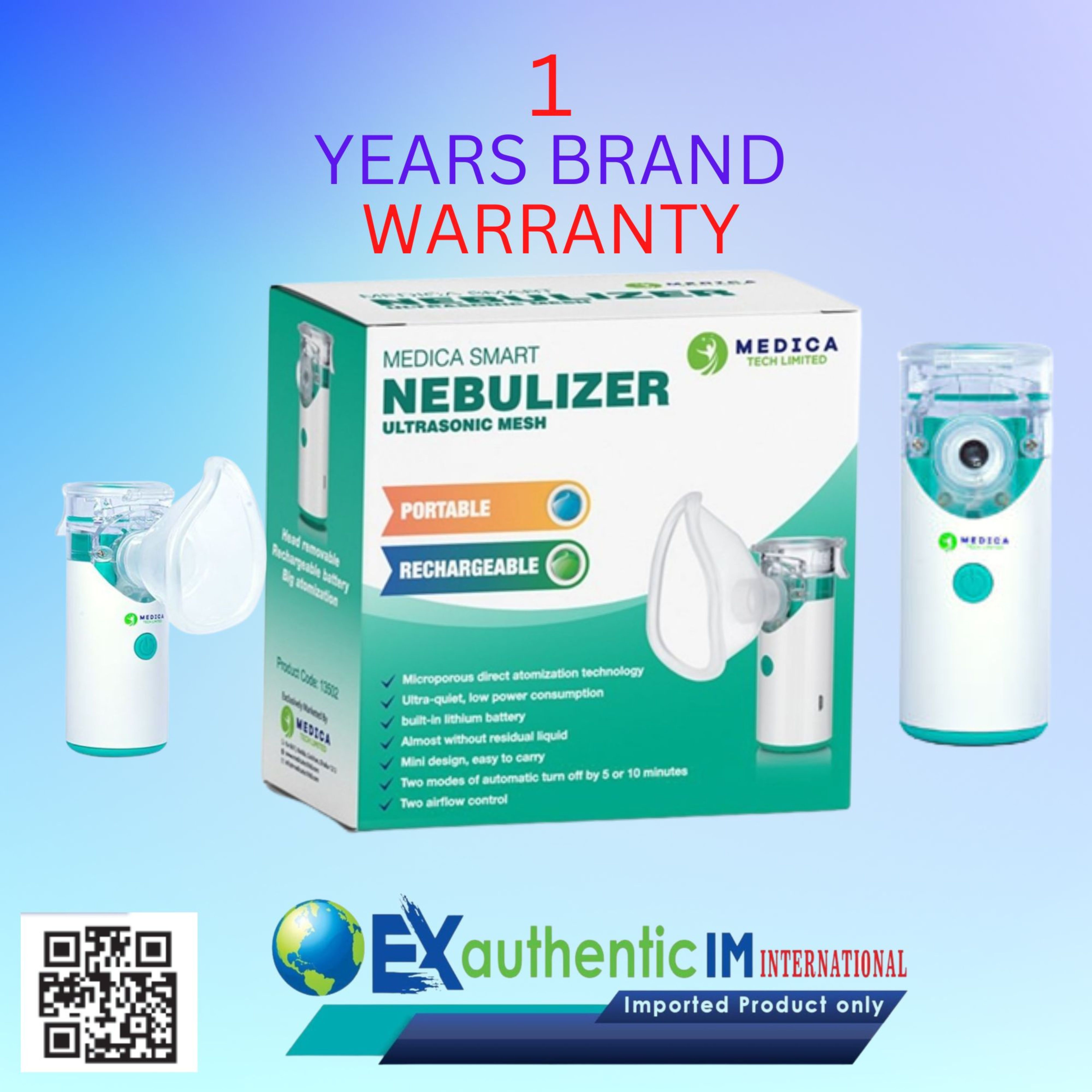 Ultrasonic Portable & rechargeable mash nebulizer | Daraz.com.bd
