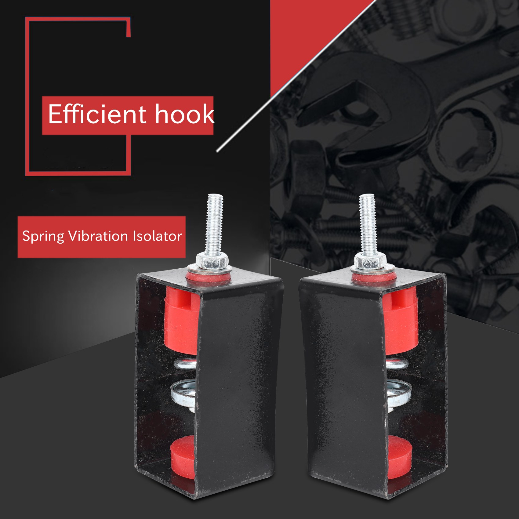 Elastomeric Hanger - Spring Vibration Isolator - Anti Vibration Ceiling ...