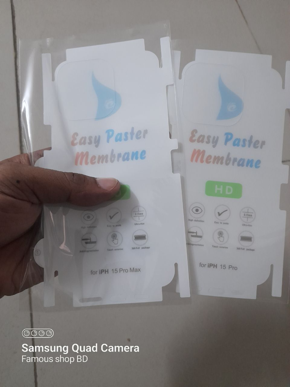 Full HD Clear Back Shield Poly For Iphone 12 pro max