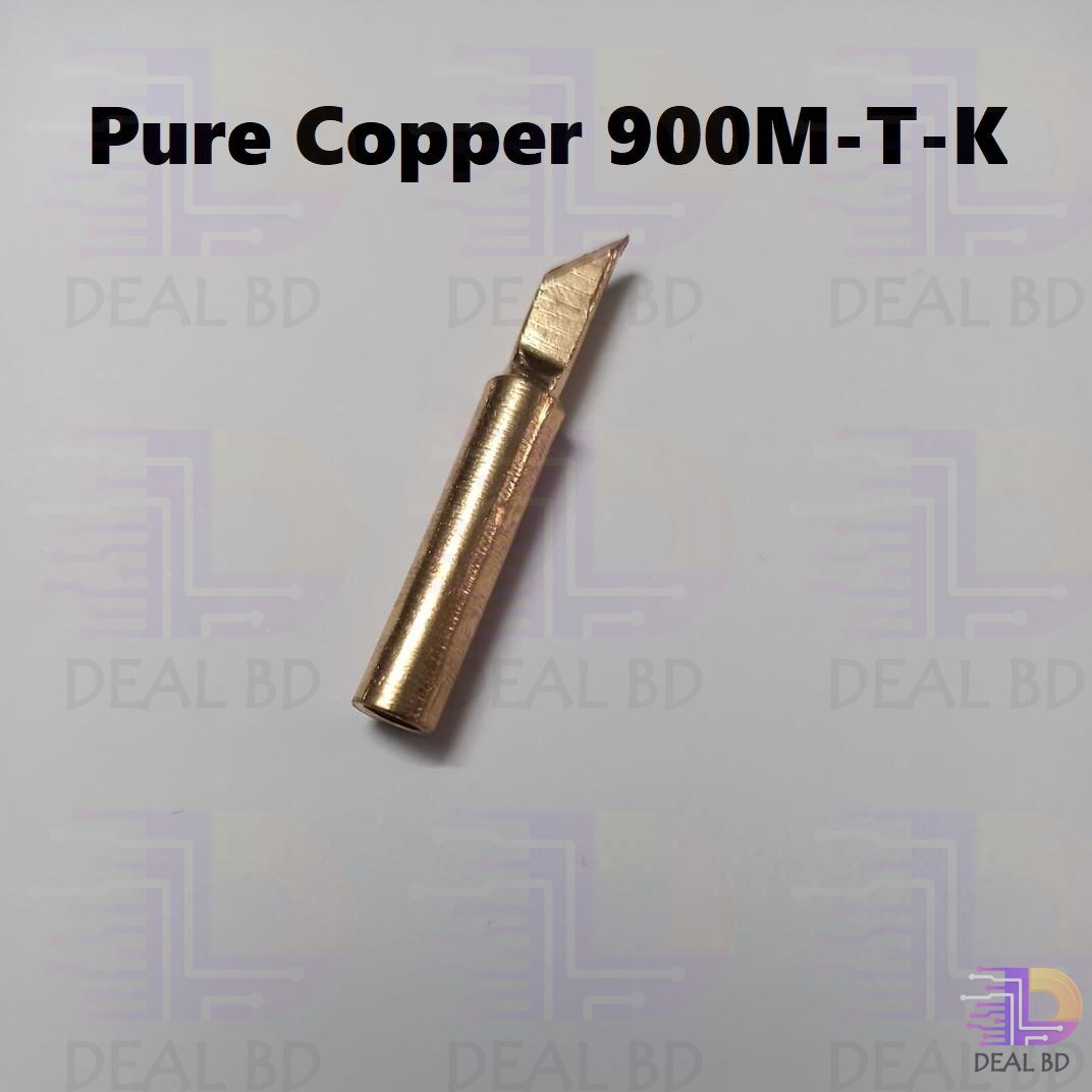 Pure Copper 900M-T-K Soldering Tip Bit Lead Free Soldering Iron Professional Bits Replacement ...