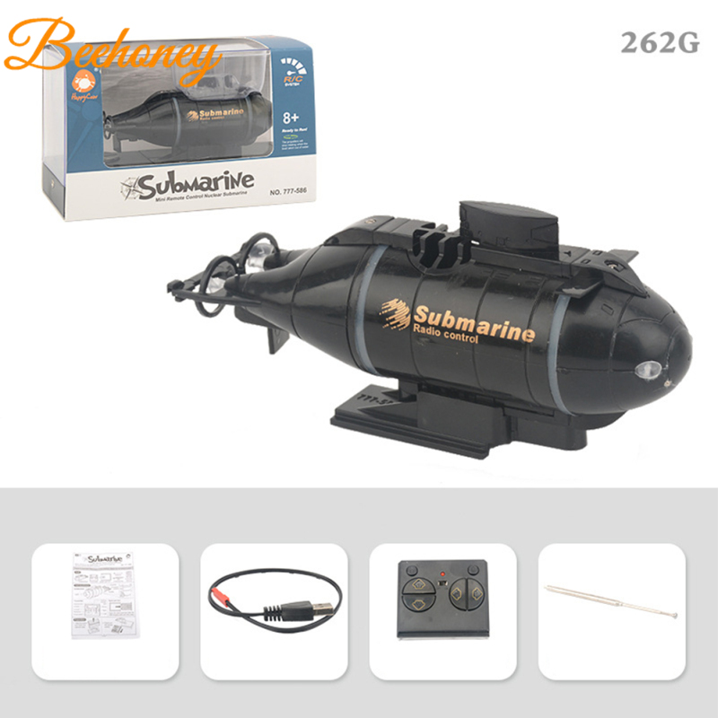 Wireless Remote Control Submarine Simulation 6 Channels Electric Remote ...
