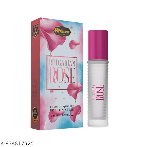Meena Bulgarian Rose Premium Quality Roll On Attar 8 ML-(BA)
