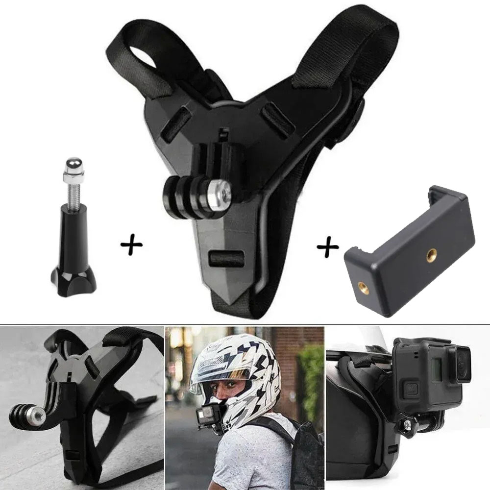 Motorcycle Helmet Chin Mobile Phone Holder Moto Dji Gopro Mountain Dog ...