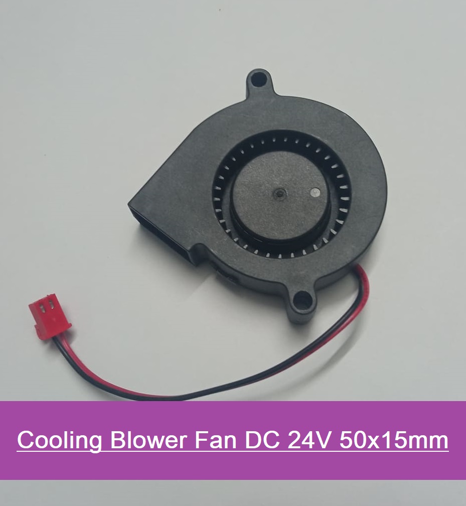 Cooling Blower Fan DC 24V 50x15mm Radial Turbine Blower Brushless ...