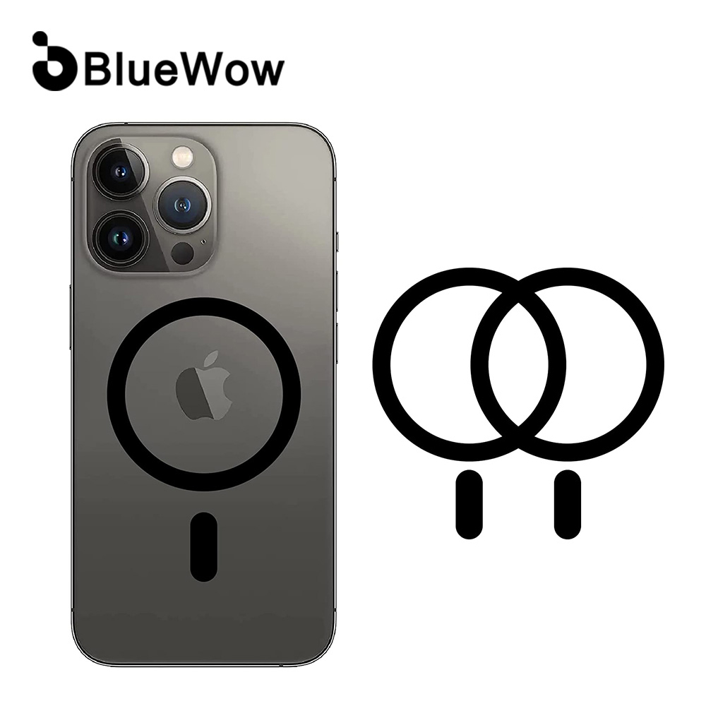 [Magsafe ring] BlueWow Adhesive Metal Ring Sticker for Magsafe Wireless ...