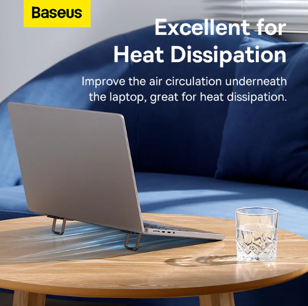 Baseus Slim Laptop Kickstand Mini Portable Notebook Stand Heat ...