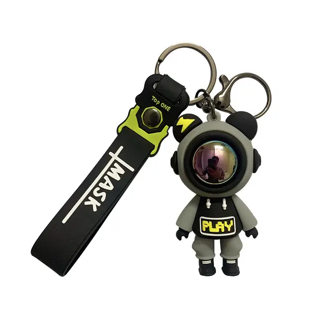 Astronaut Bears Key Chains Ring Fashion Cute Animal Bag Key ring ...
