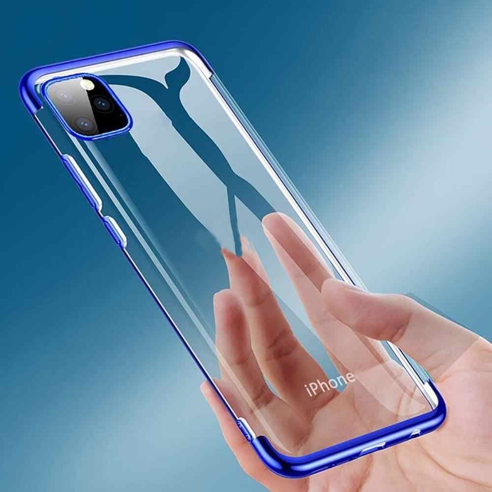 Apple iPhone 11 Case Luxury laser Plating Transparent hard PC Clear ...